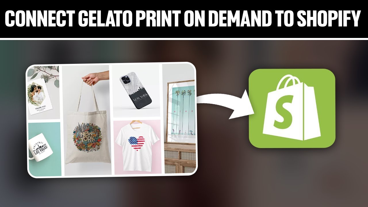 How To Connect Gelato Print On Demand To Shopify 2023! (Full Tutorial ...