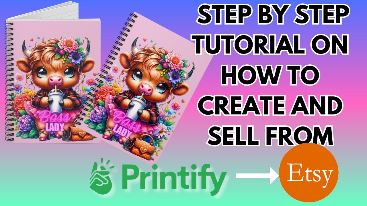 2024 Complete Etsy Print On Demand, Canva & Printify Tutorial For Beginners~ Passive Income - Oemed