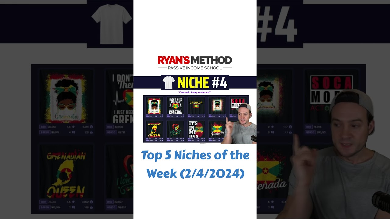 TOP 5 NICHES 🔥 Print on Demand Niche Research # 194 — (2/4/2024) # ...