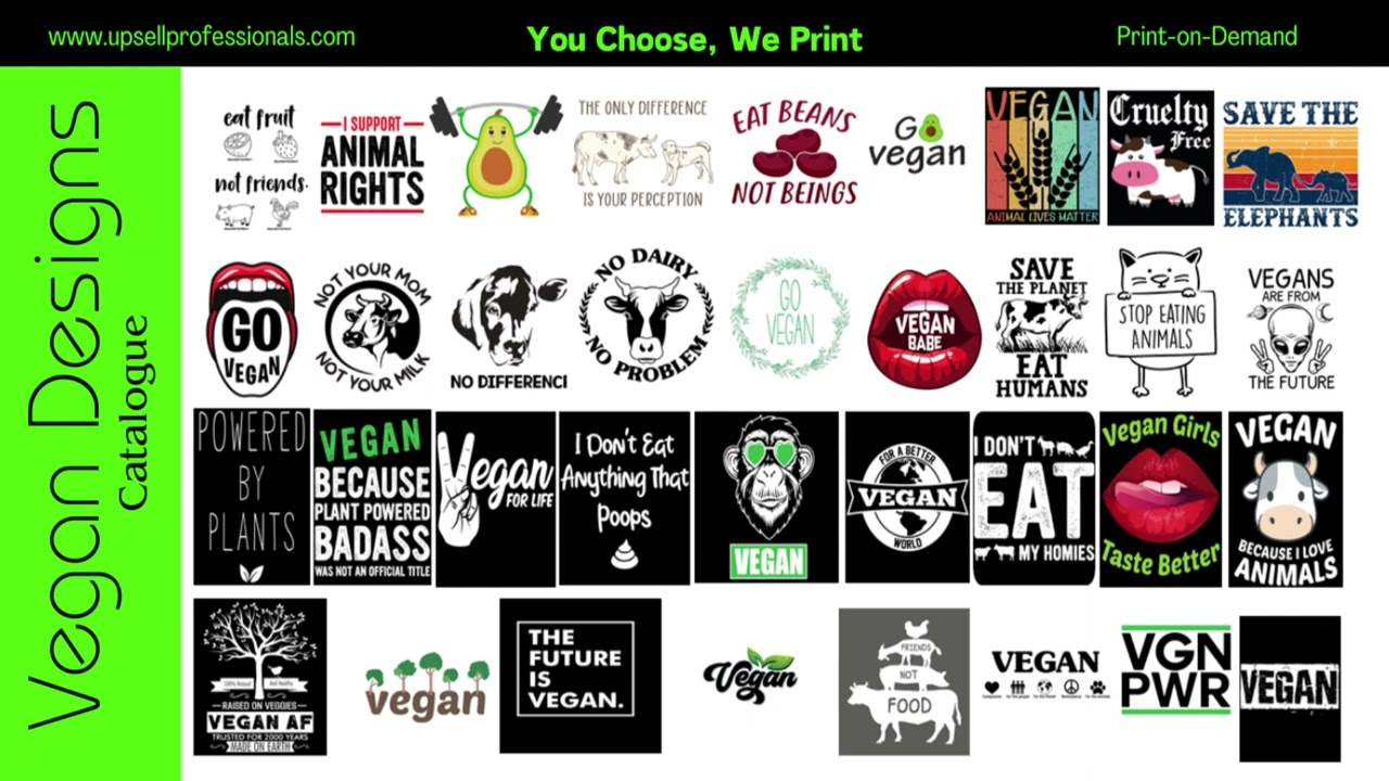 Vegan Design Catalogue | Design Your Shirt | Vegan Lifestyle | Print on ...