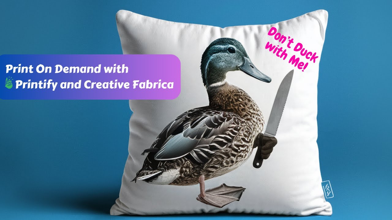 Print On Demand Pillow Design | Creative Fabrica | Printify | Print On ...