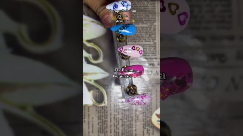 Encapsulado con gel de construcción mc #encapsulatednails #nailtutorial ...