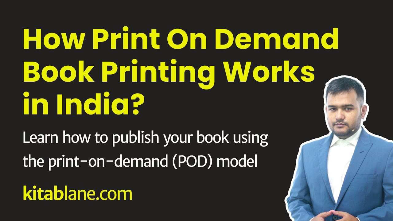 How To Print-On-Demand POD Books Printing Works In India (Step-by-Step ...